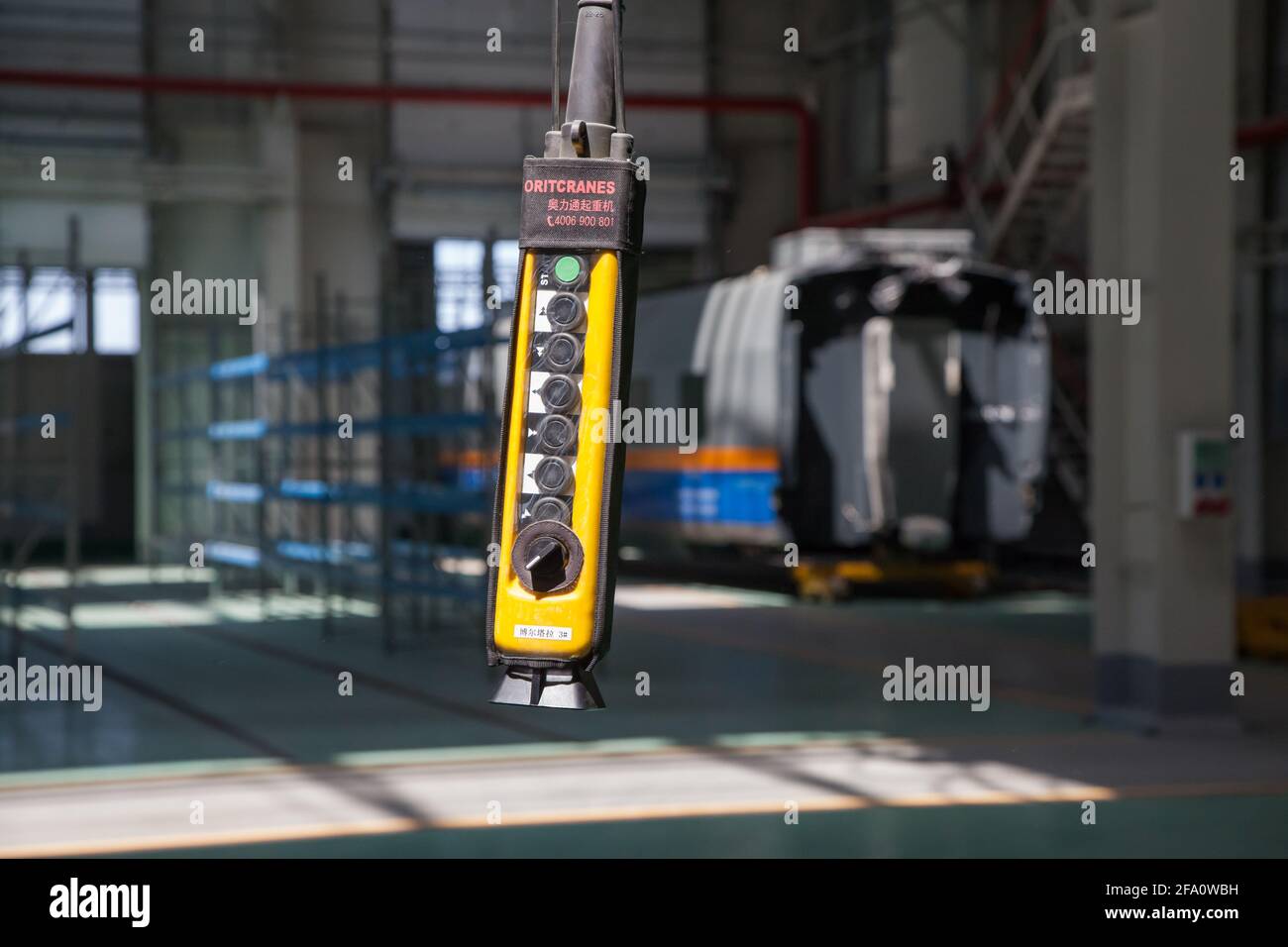 Astana(Nur-Sultan)locomotive-building plant.Remote control Oritcranes ...