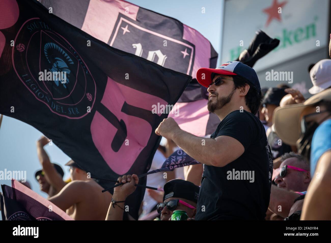 Inter miami cf supporters hi-res stock photography and images - Alamy