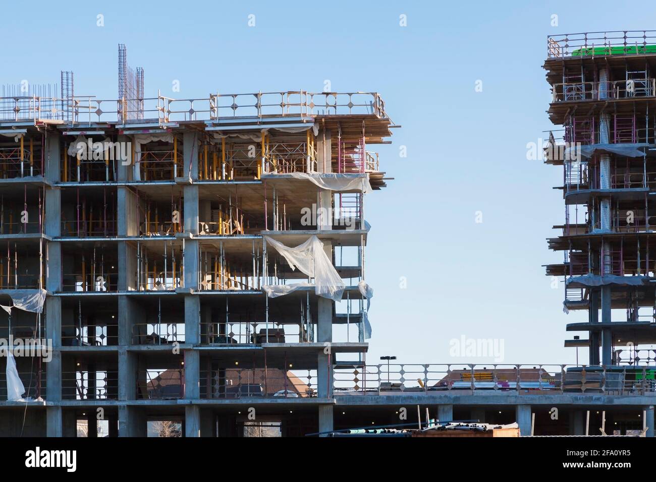 Construction of residential condominium buildings Stock Photo - Alamy