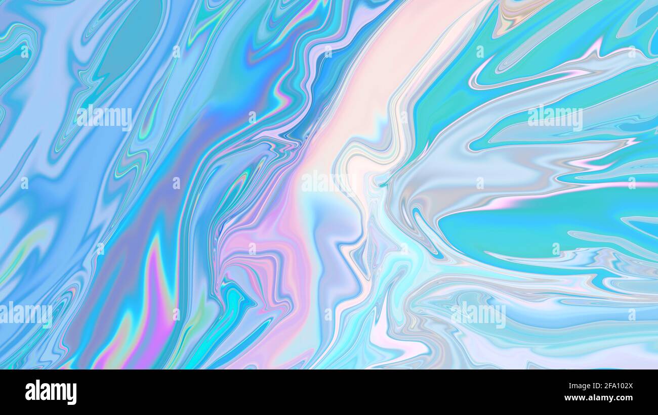 Abstract holographic liquid texture background Stock Photo - Alamy