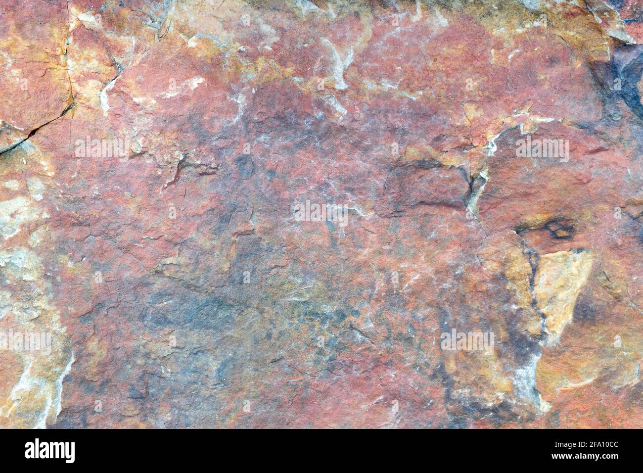 Abstract Background of a carbonate rock, Old red volcanic color ...