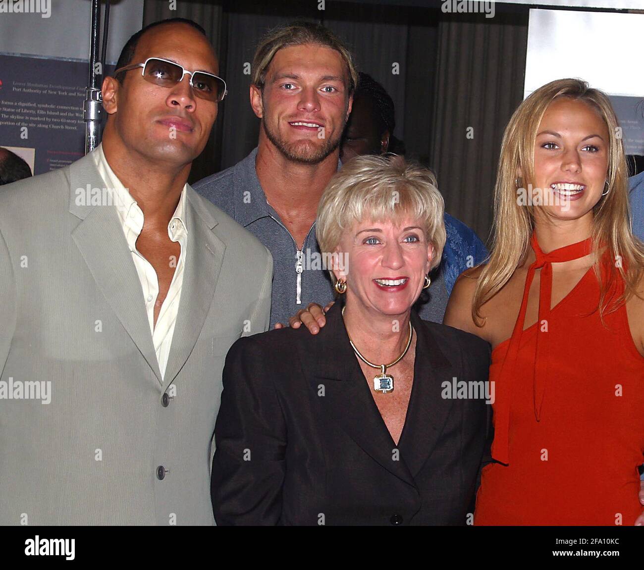 The Rock Edge Linda McMahon Stacy Keibler 2004 By John Barrett ...