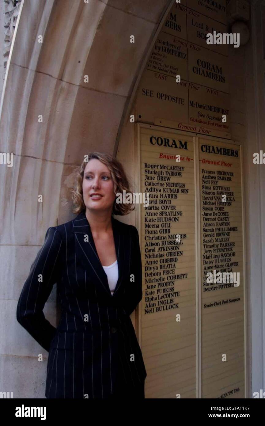 SARAH BRANSON, barrister 15/10 PILSTON Stock Photo - Alamy