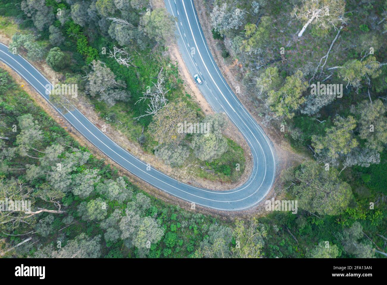 View from above. Road Stock Photo - Alamy