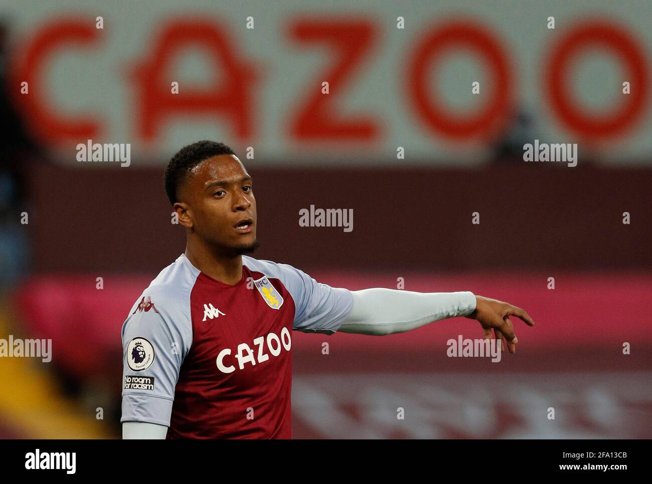 Birmingham, England, 21st April 2021. Ezri Konsa of Aston Villa during ...