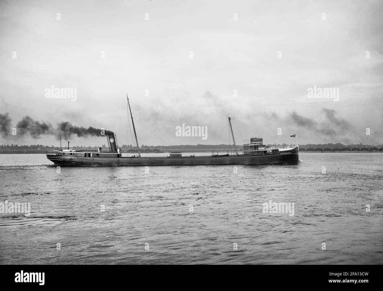 Cargo Ship in the Strait of Bonifacio between Corsica and Sardinia ...