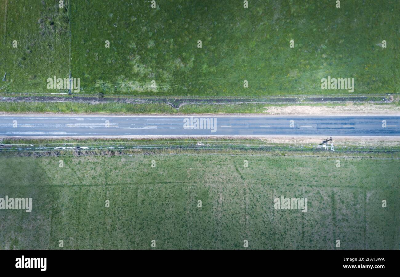 View from above. Road Stock Photo - Alamy