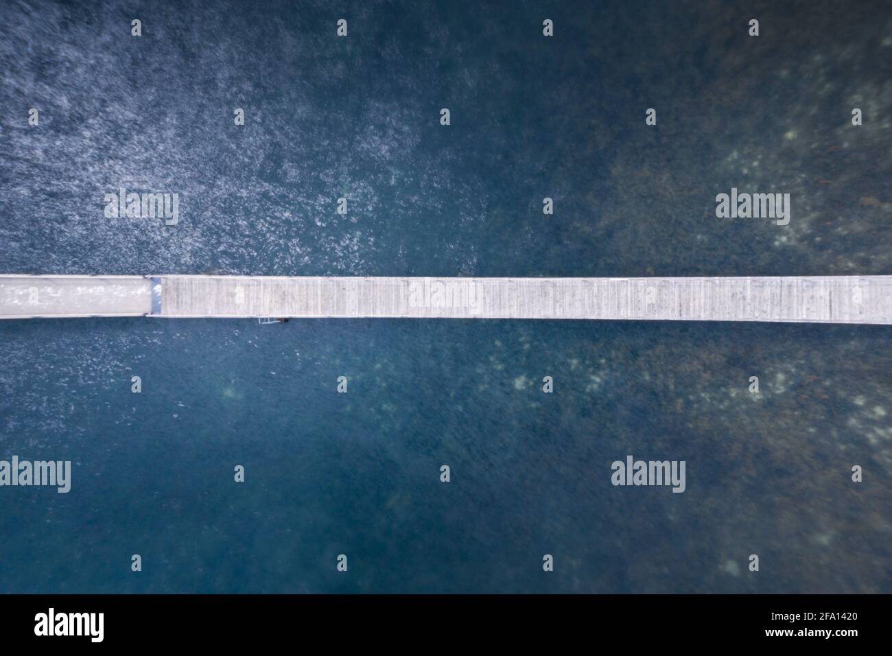 Travel path on the water Stock Photo - Alamy