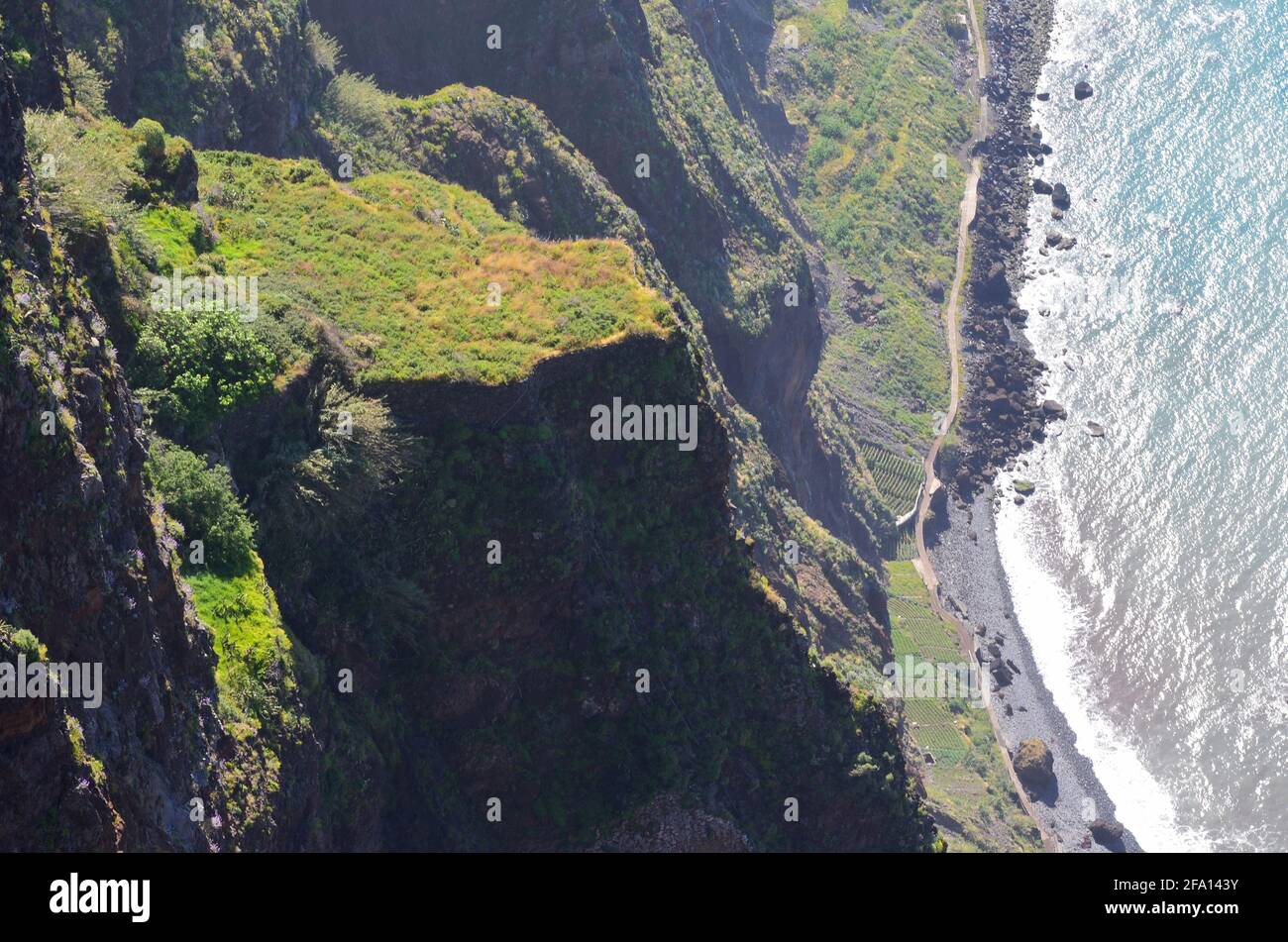 Cabo Girao in Madeira island, one of Europe’s highest sea cliffs Stock ...