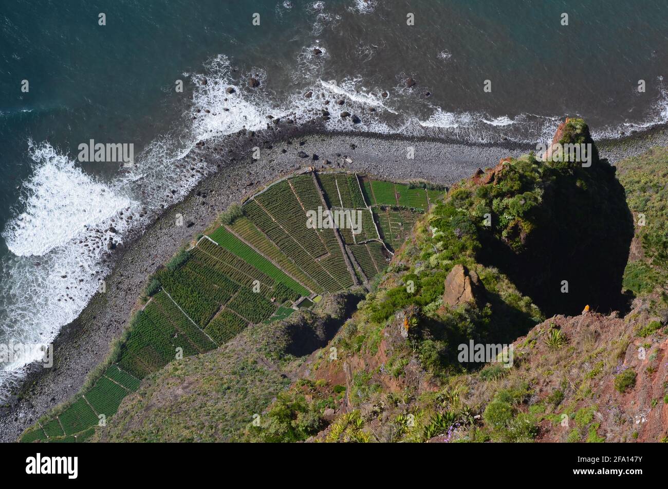 Cabo Girao in Madeira island, one of Europe’s highest sea cliffs Stock ...