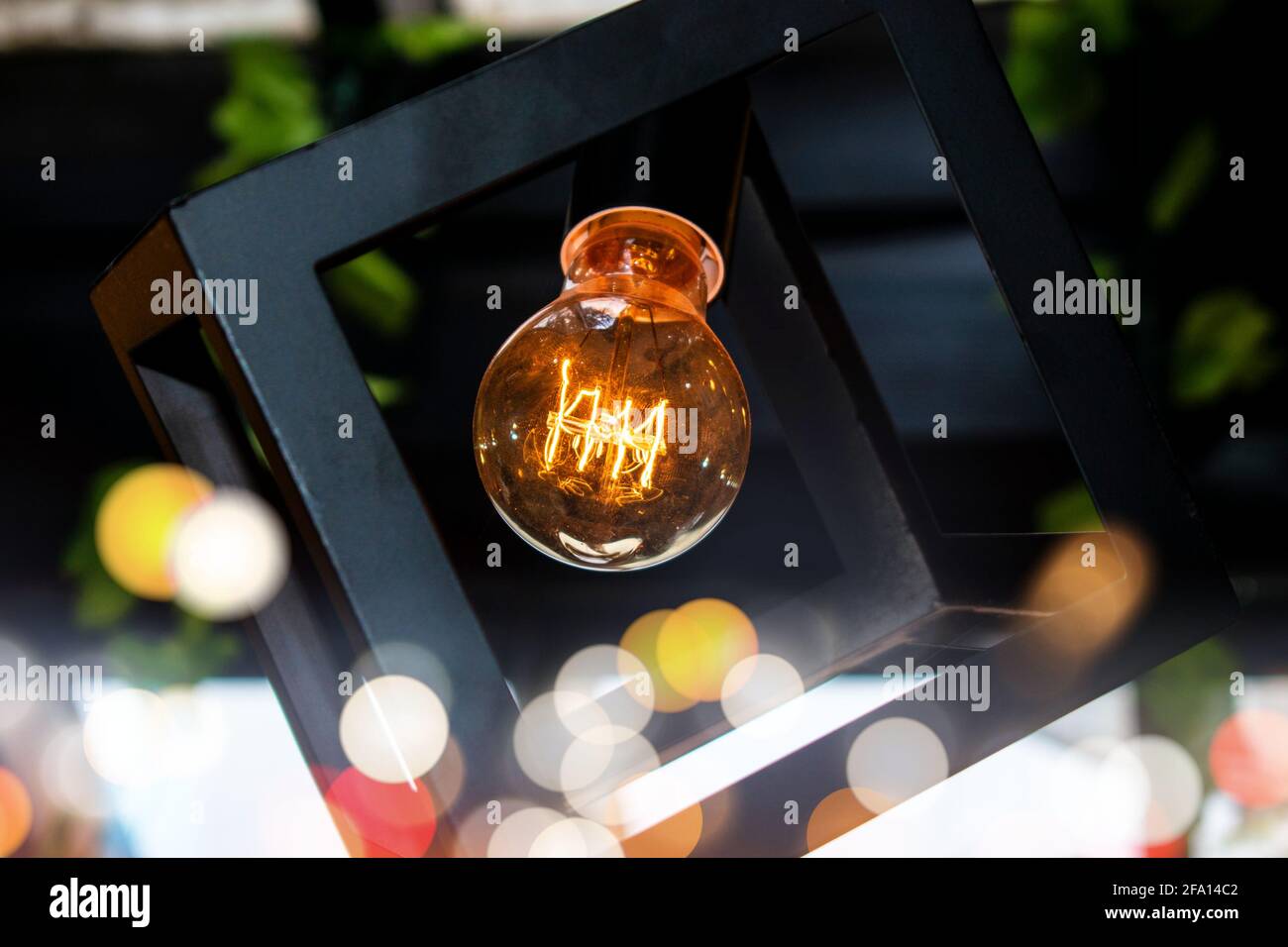 Indoor LED lights and lamp holder Stock Photo - Alamy