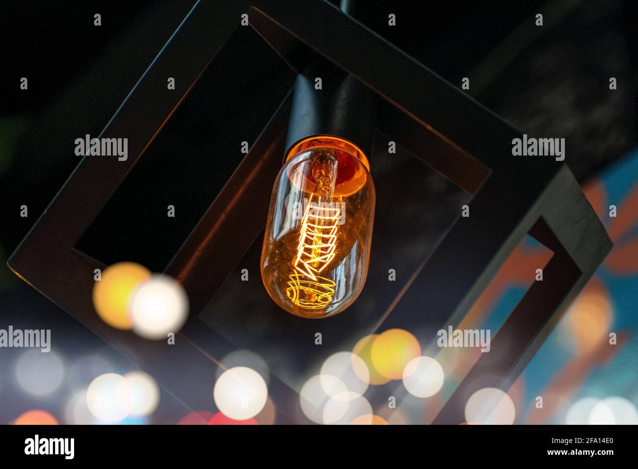 Indoor LED lights and lamp holder Stock Photo - Alamy