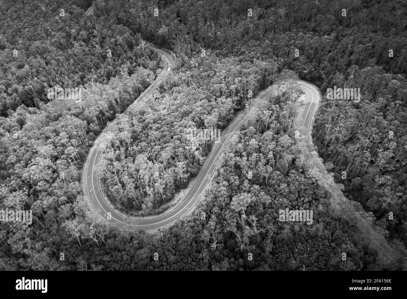 Road view from rural Black and White Stock Photos & Images - Alamy