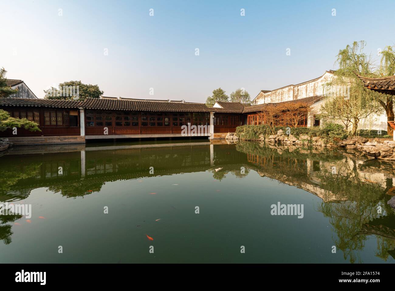Landscape of The Garden of Cultivation, a Ming Dynasty classical garden ...