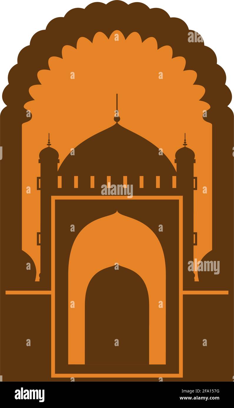 arabic arch temple Stock Vector Image & Art - Alamy