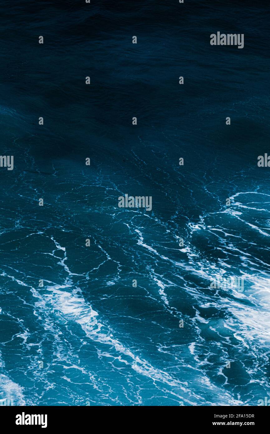 Ocean waves as coastal background, beach holiday destination and luxury ...