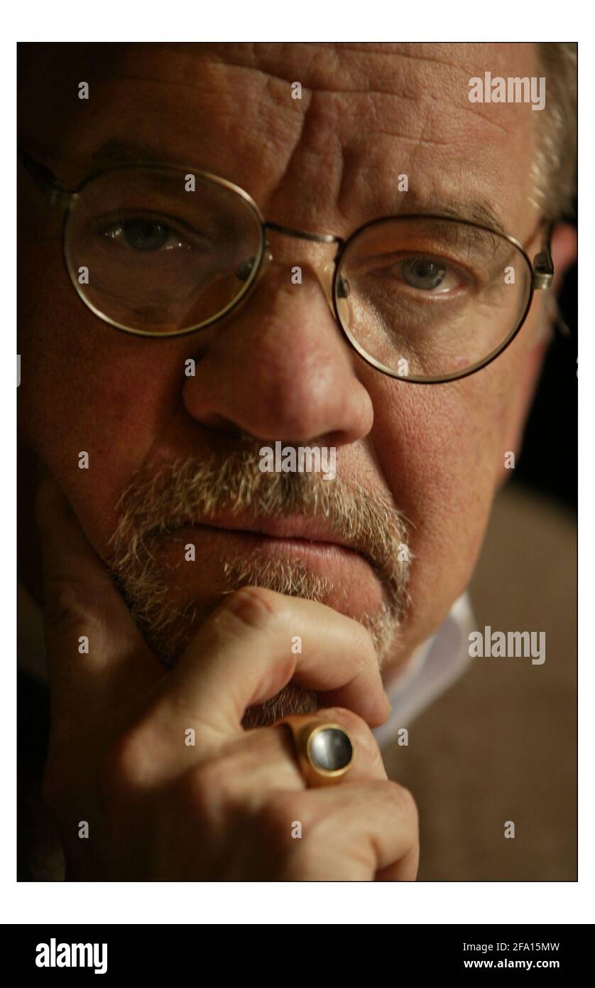 Paul Schrader, writer in LondonPic David Sandison 24/3/2004 Stock Photo ...