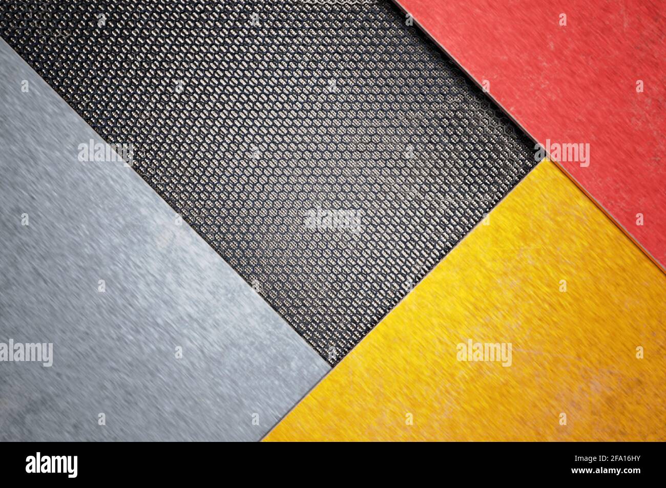 3d illustration. grid metal design background Stock Photo - Alamy