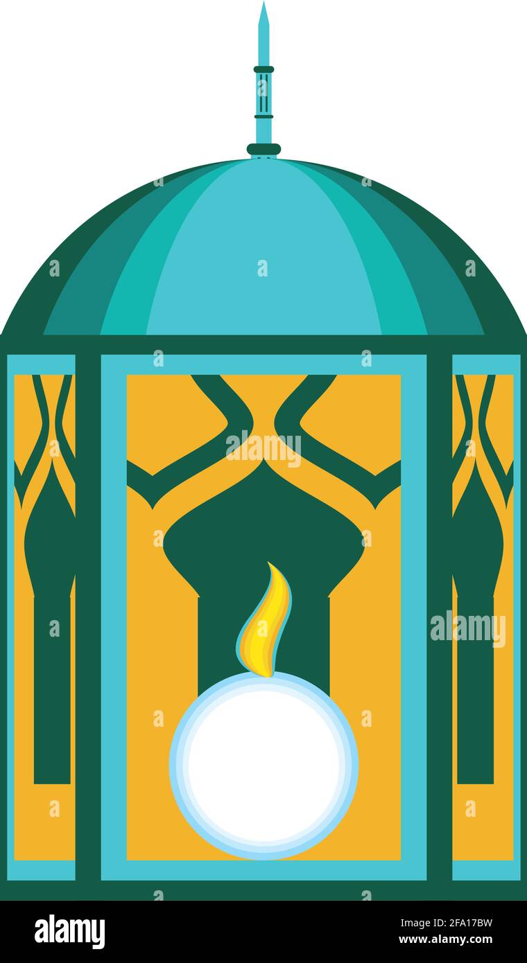 islamic lantern candle Stock Vector Image & Art - Alamy
