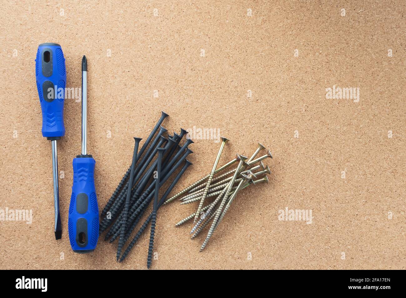 Men's work. The repair tools are on the table. The concept of housework ...