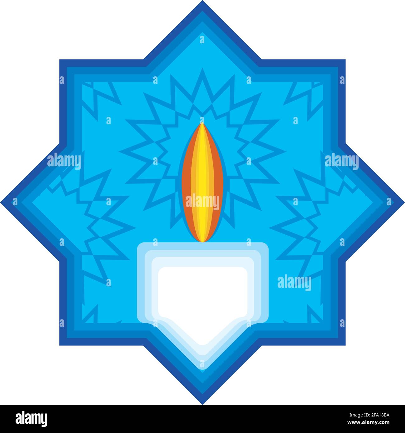 candle in frame Stock Vector Image & Art - Alamy