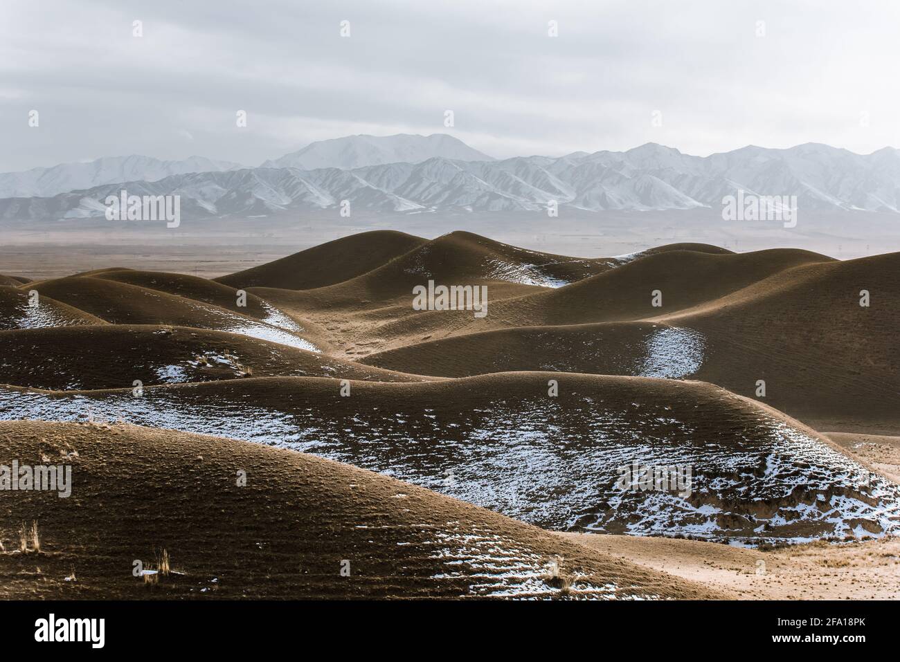 Hills that look like cascading waves Stock Photo - Alamy