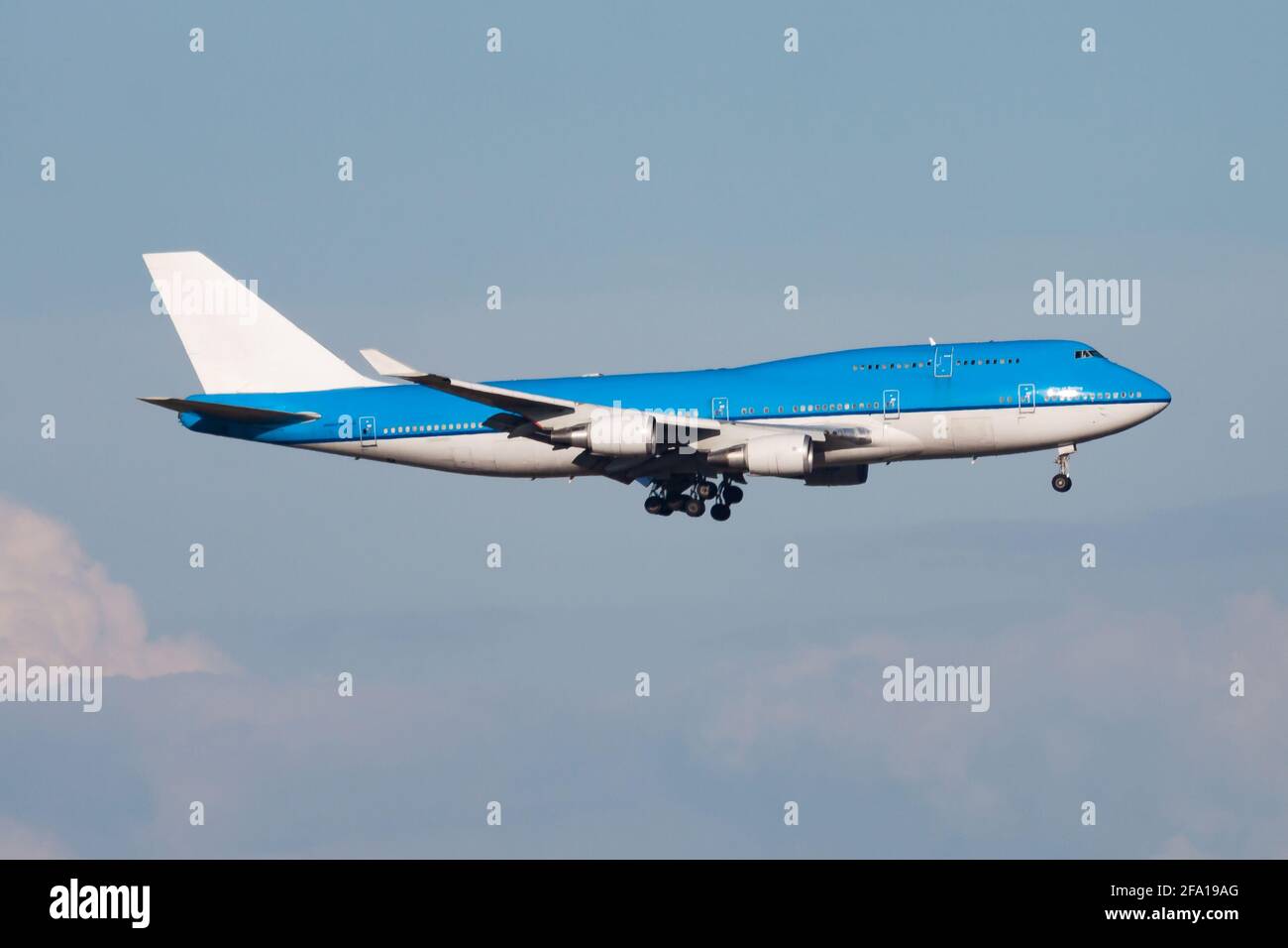 Untitled airplane. Passenger plane. Aircraft without title at airport ...