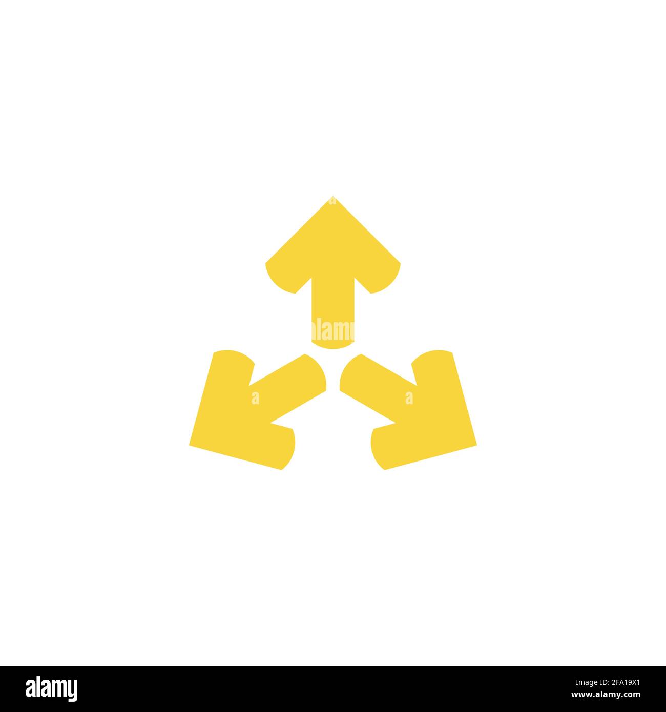 Three yellow arrows point out from the center. Expand Arrows icon ...