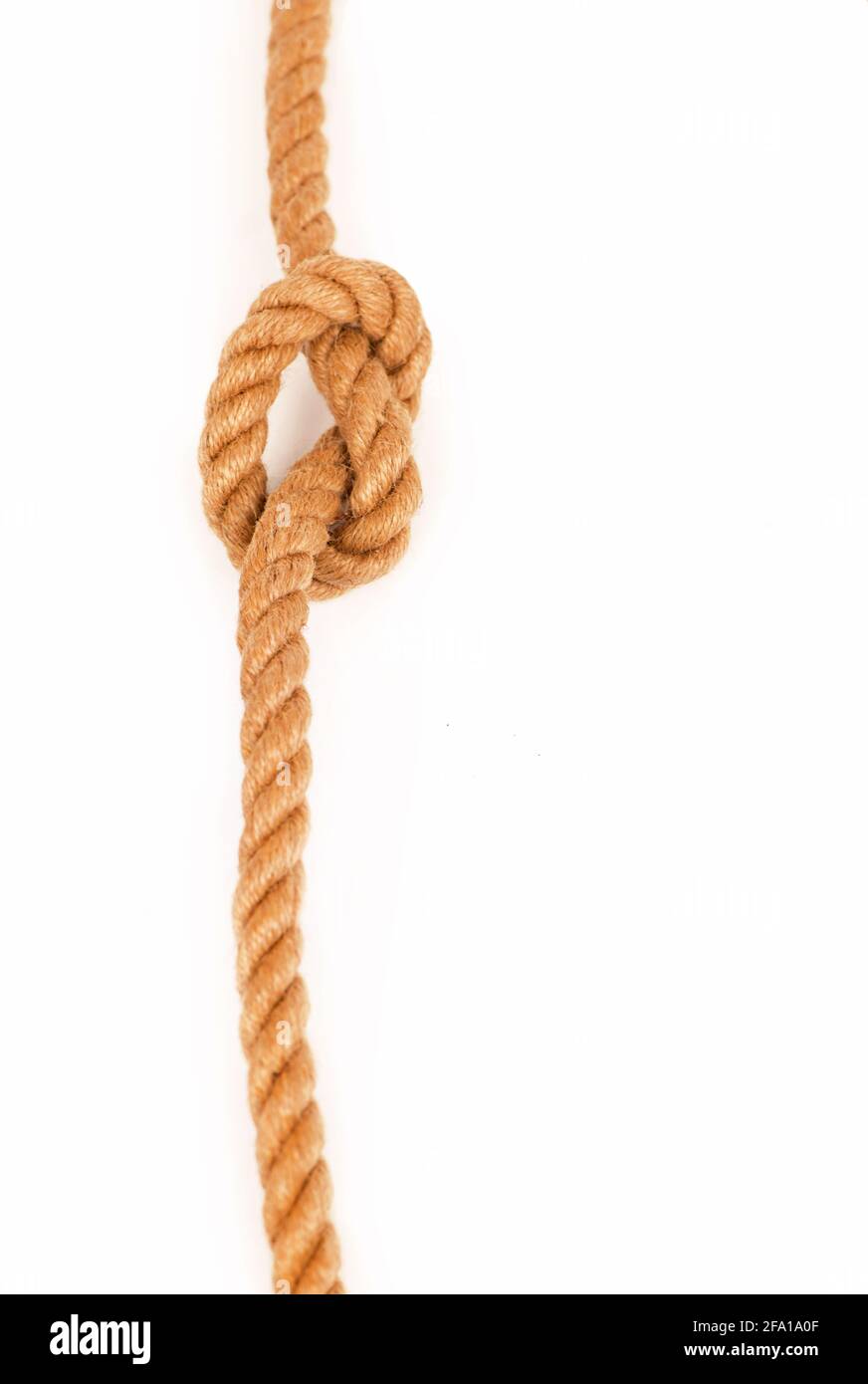 Figure Eight Bend isolated on white background Stock Photo - Alamy