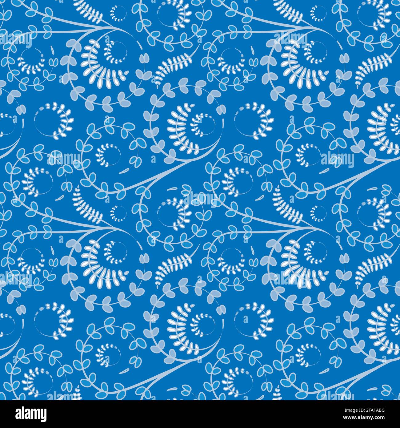 Seamless texture, pattern on a square background - flowers and leaves ...