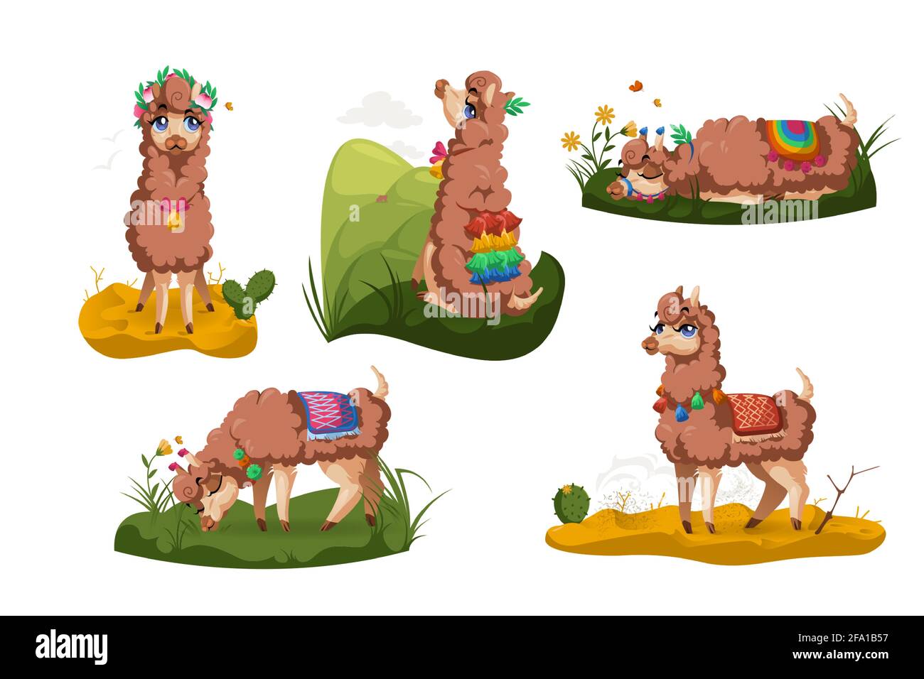 Alpaca Face Clip Art