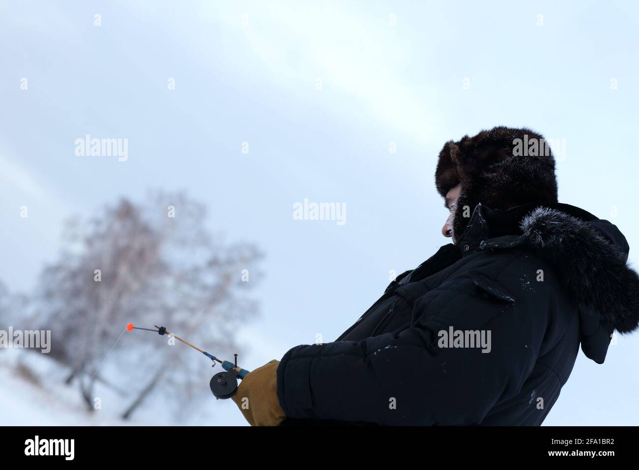 Winter season siberia fishing hi-res stock photography and images - Alamy