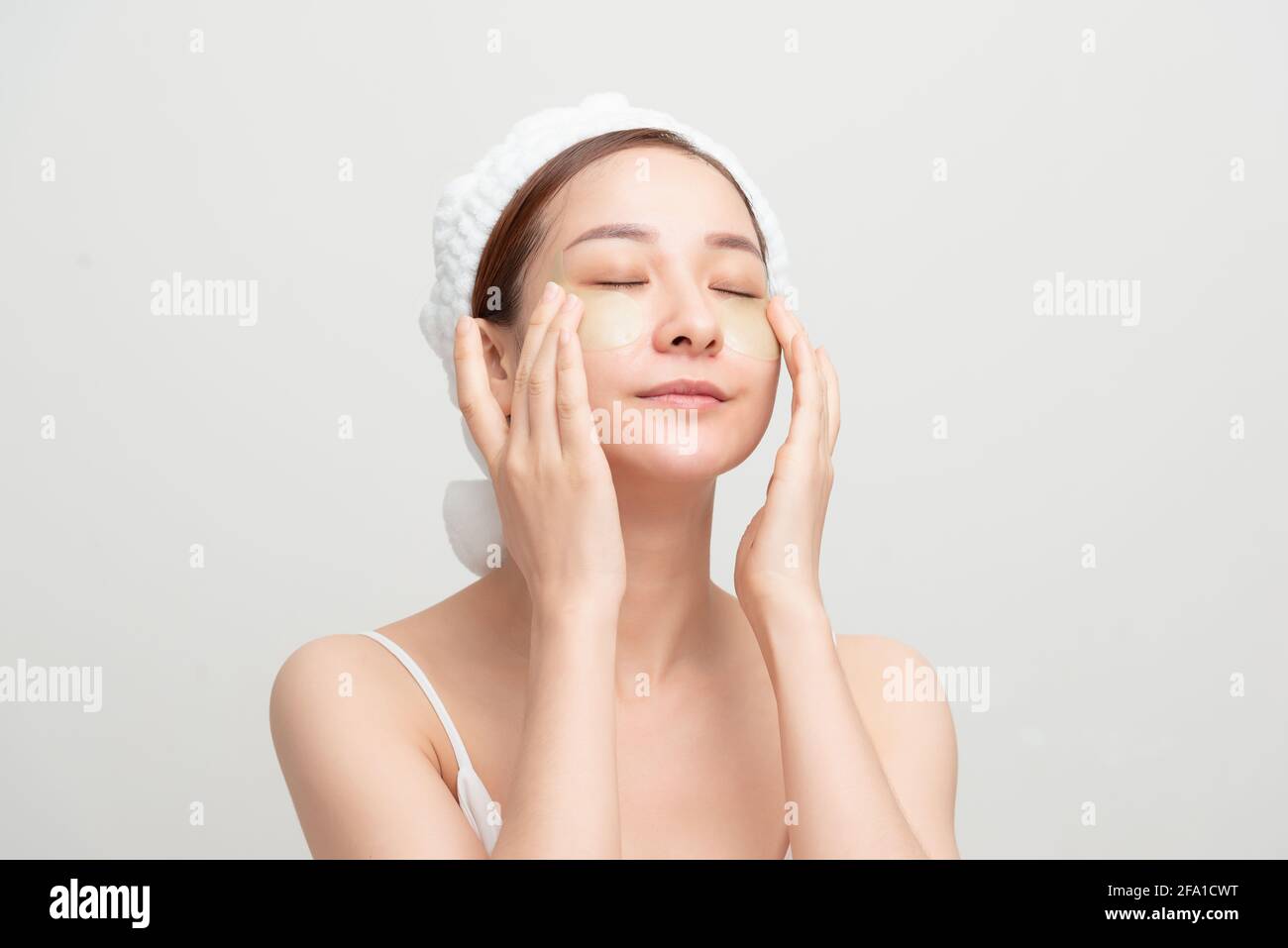 Woman facial mask under eyes hi-res stock photography and images - Alamy
