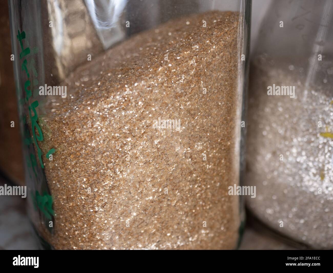 Glass colored crumb used for manual color tinting of glass. Workshop ...