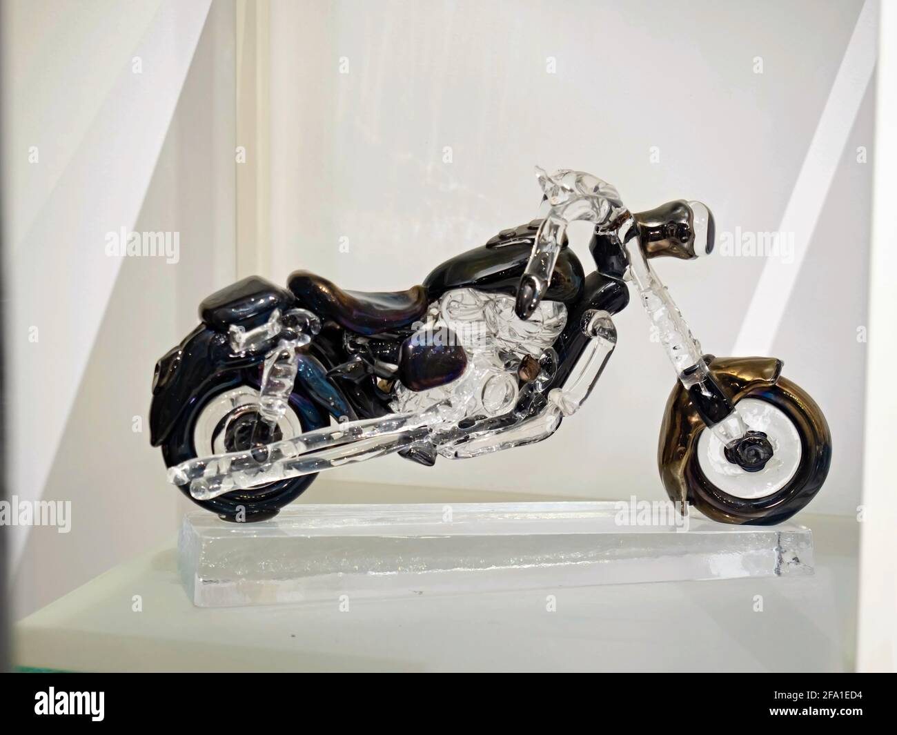 Kunratice u Cvikova, Czechia. 8th of January 2021. Historic stained ...