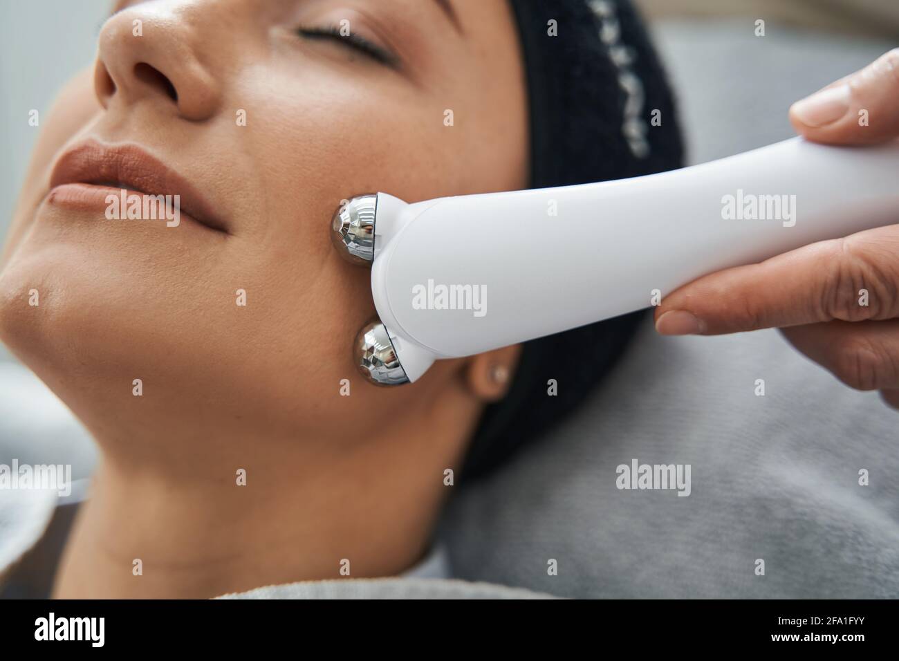 Female patient undergoing a skin rejuvenation procedure Stock Photo - Alamy