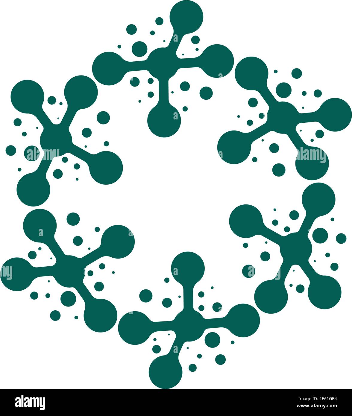 Molecule symbol logo template vector illustration design Stock Vector ...