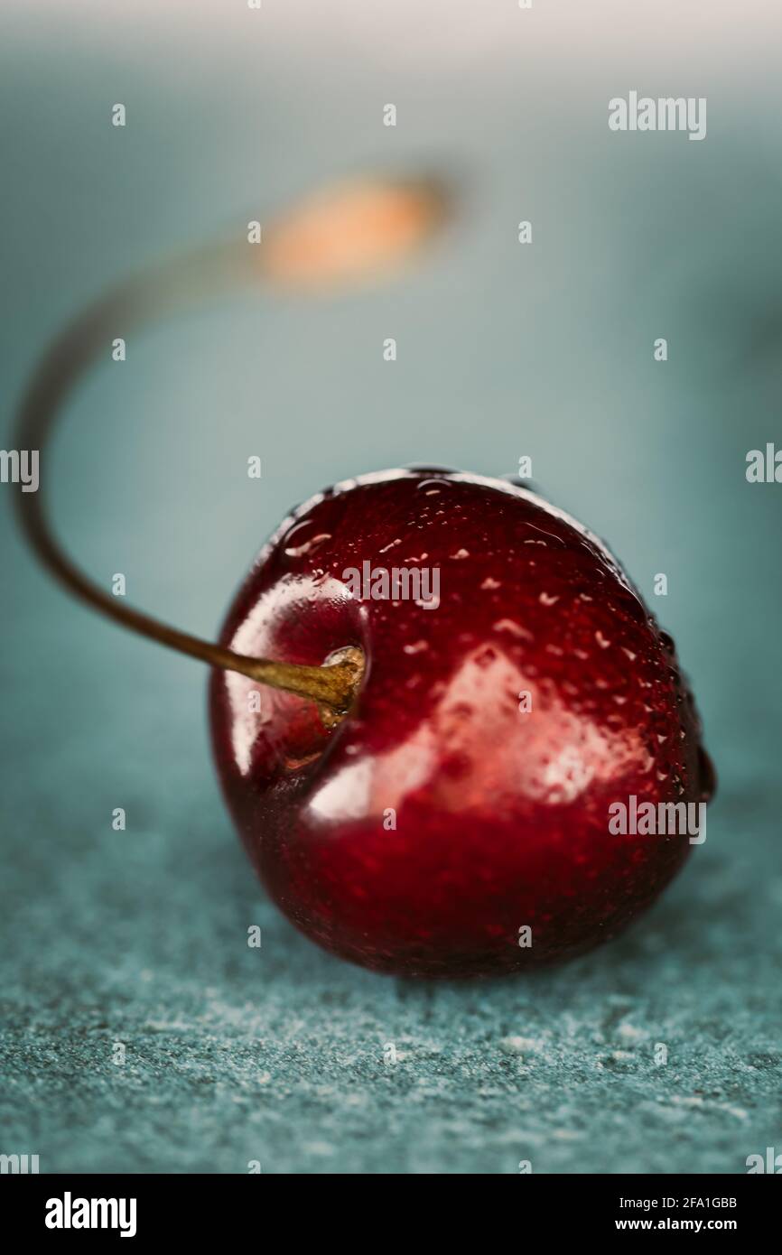 Dark red cherry hi-res stock photography and images - Alamy