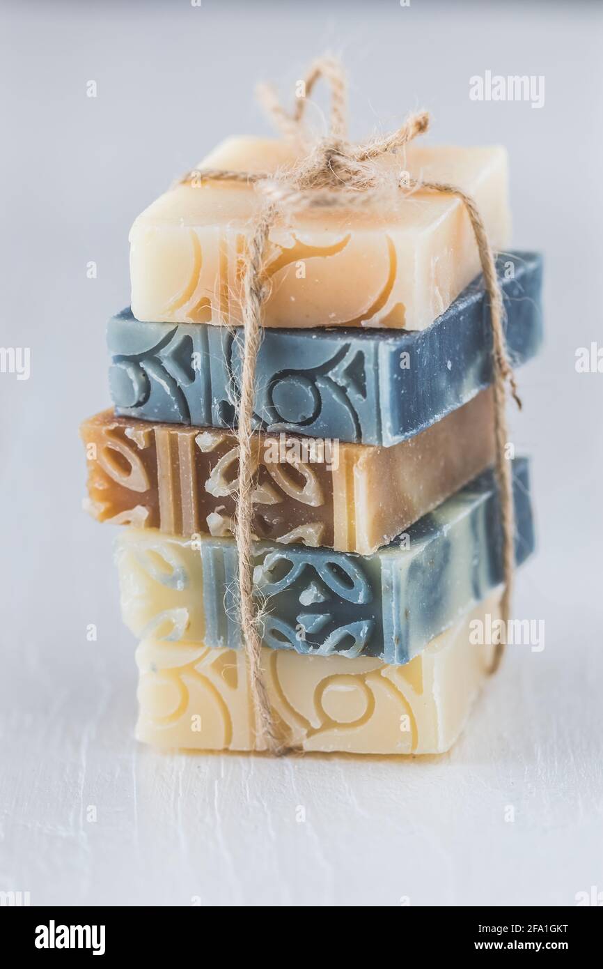 Handmade soap block hi-res stock photography and images - Alamy