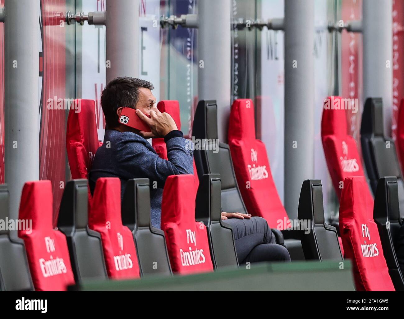 Paolo maldini ac milan shirt hi-res stock photography and images - Alamy