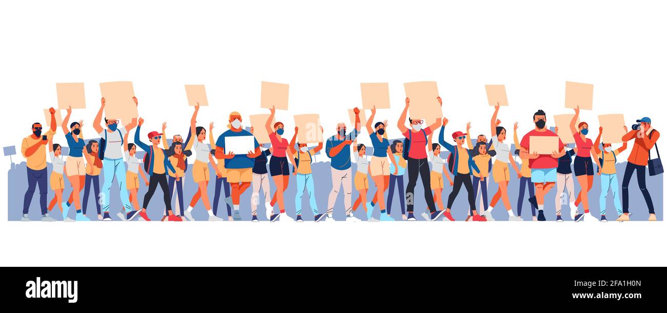 Cartoon People Crowd High Resolution Stock Photography and Images - Alamy