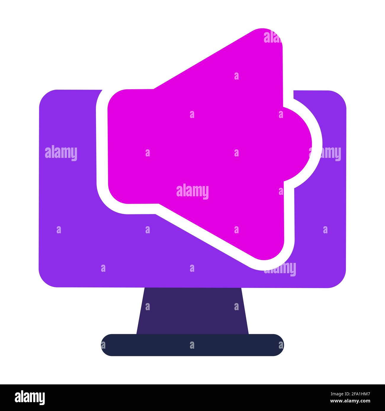 Speaker vector hi-res stock photography and images - Alamy