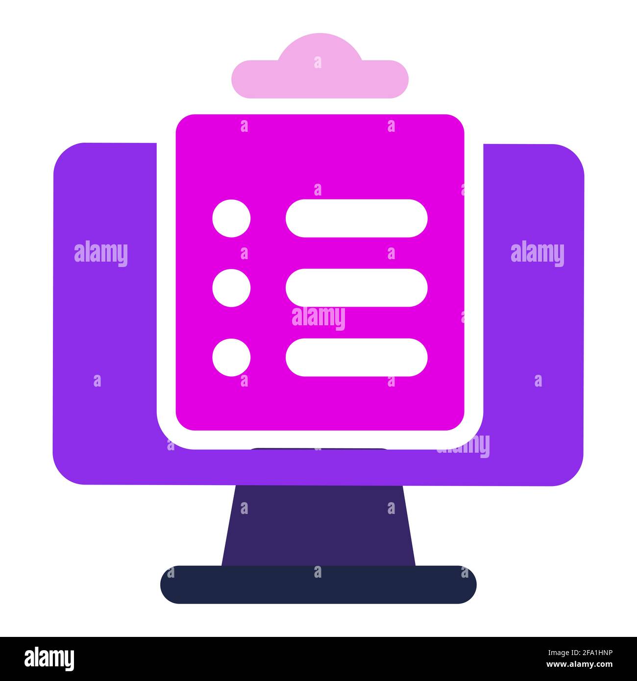 Clipboard check list icon hi-res stock photography and images - Alamy