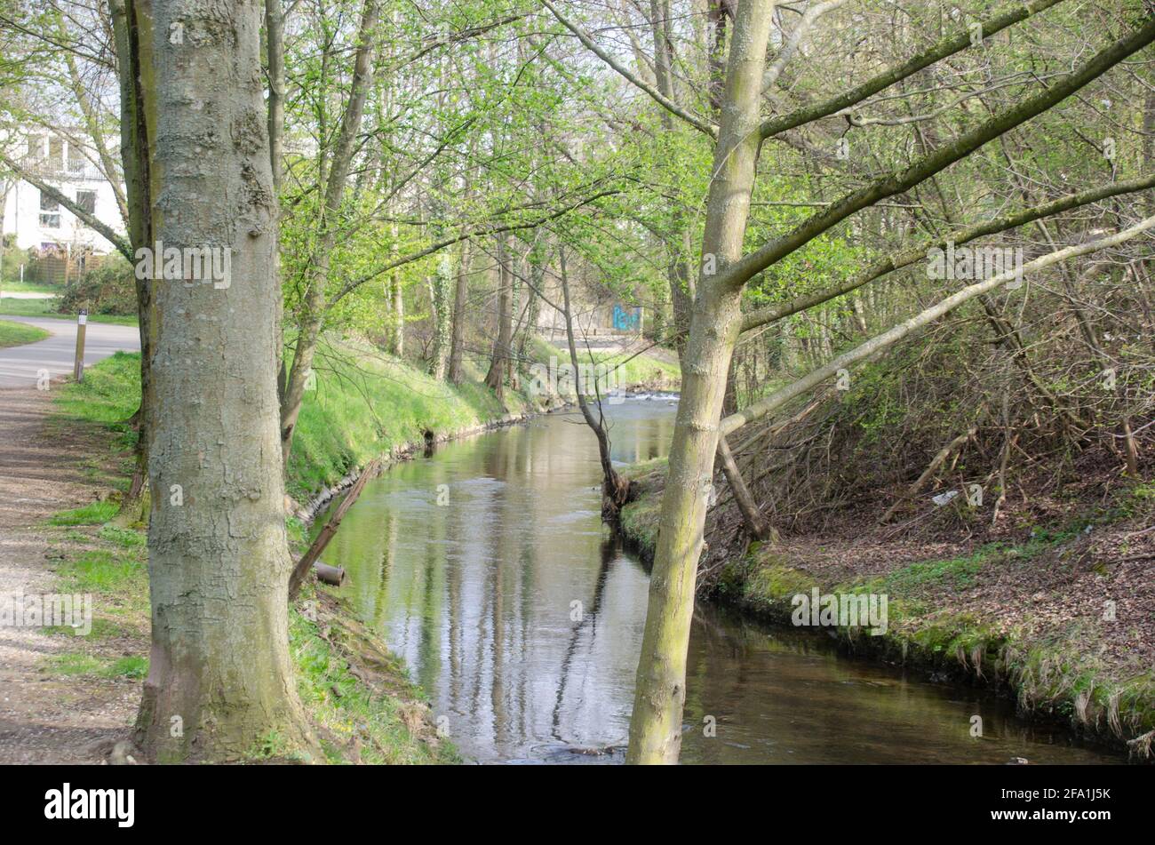 Aachen - Die Wurm Stock Photo - Alamy