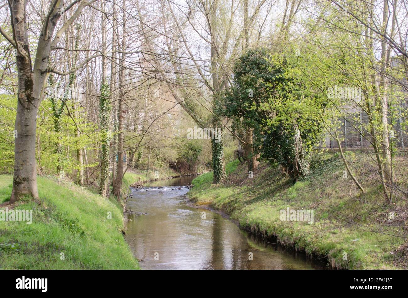 Aachen - Die Wurm Stock Photo - Alamy