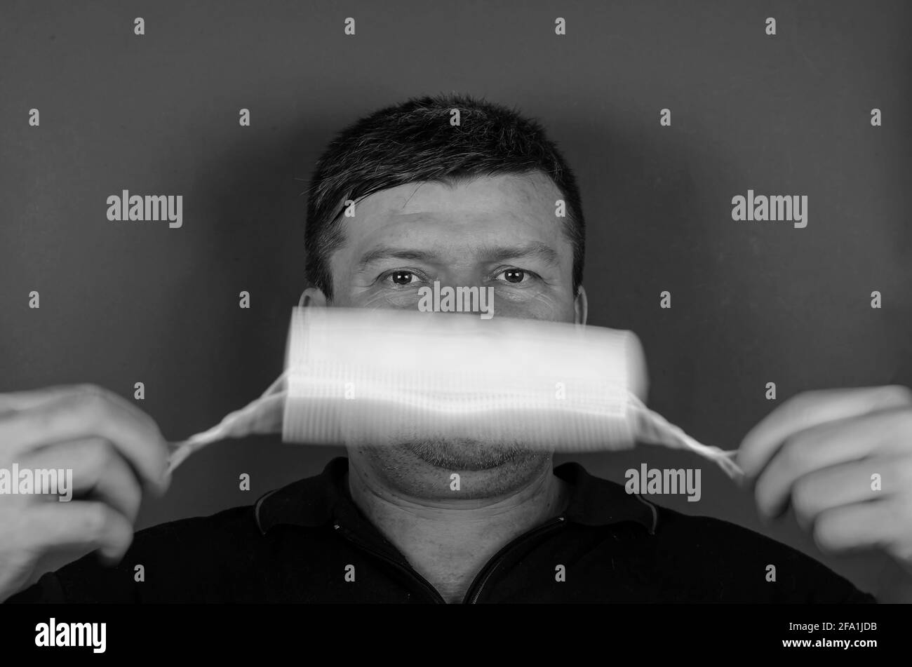 Studio shot blue medical Black and White Stock Photos & Images - Alamy