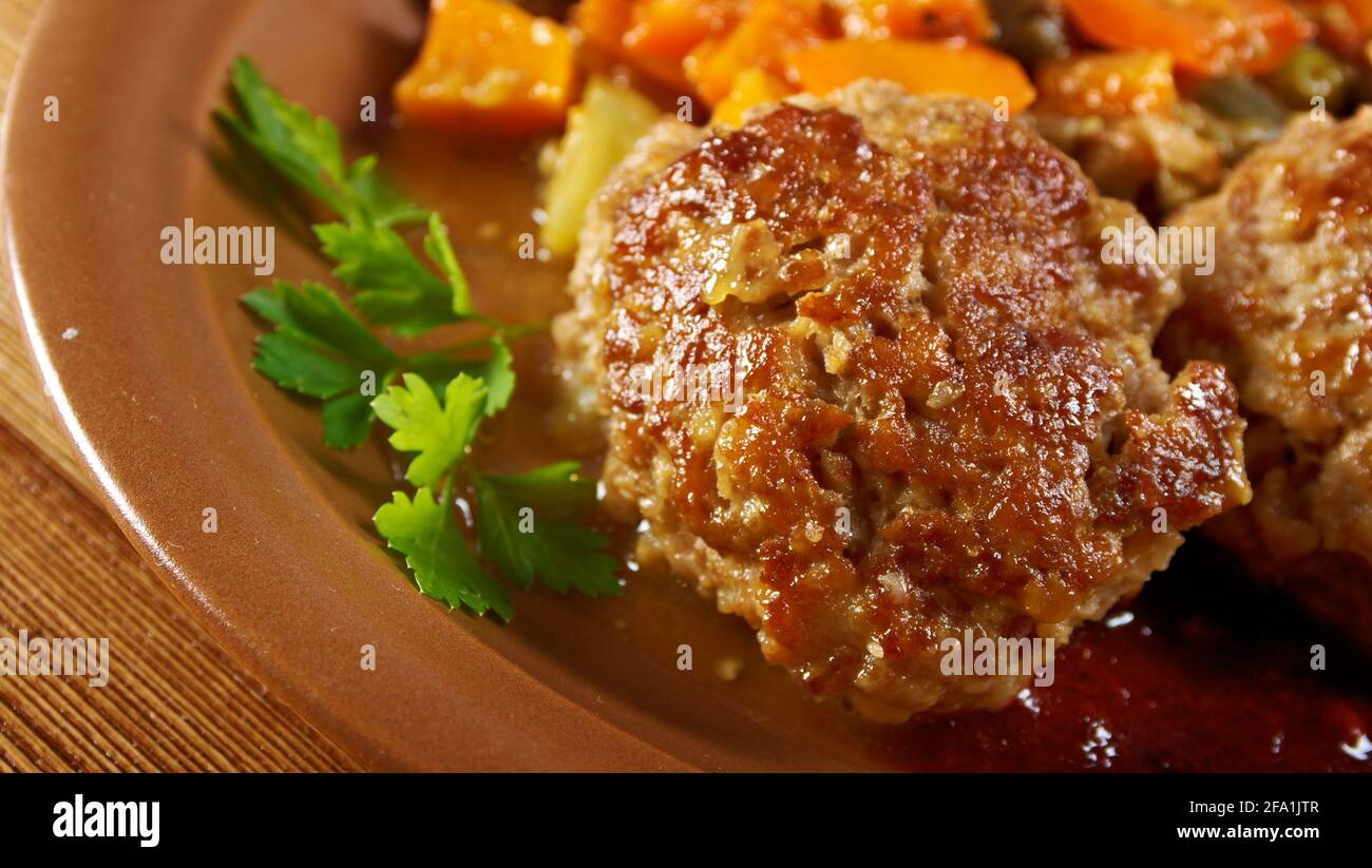 Kjottboller - traditional Norwegian meatballs Stock Photo - Alamy