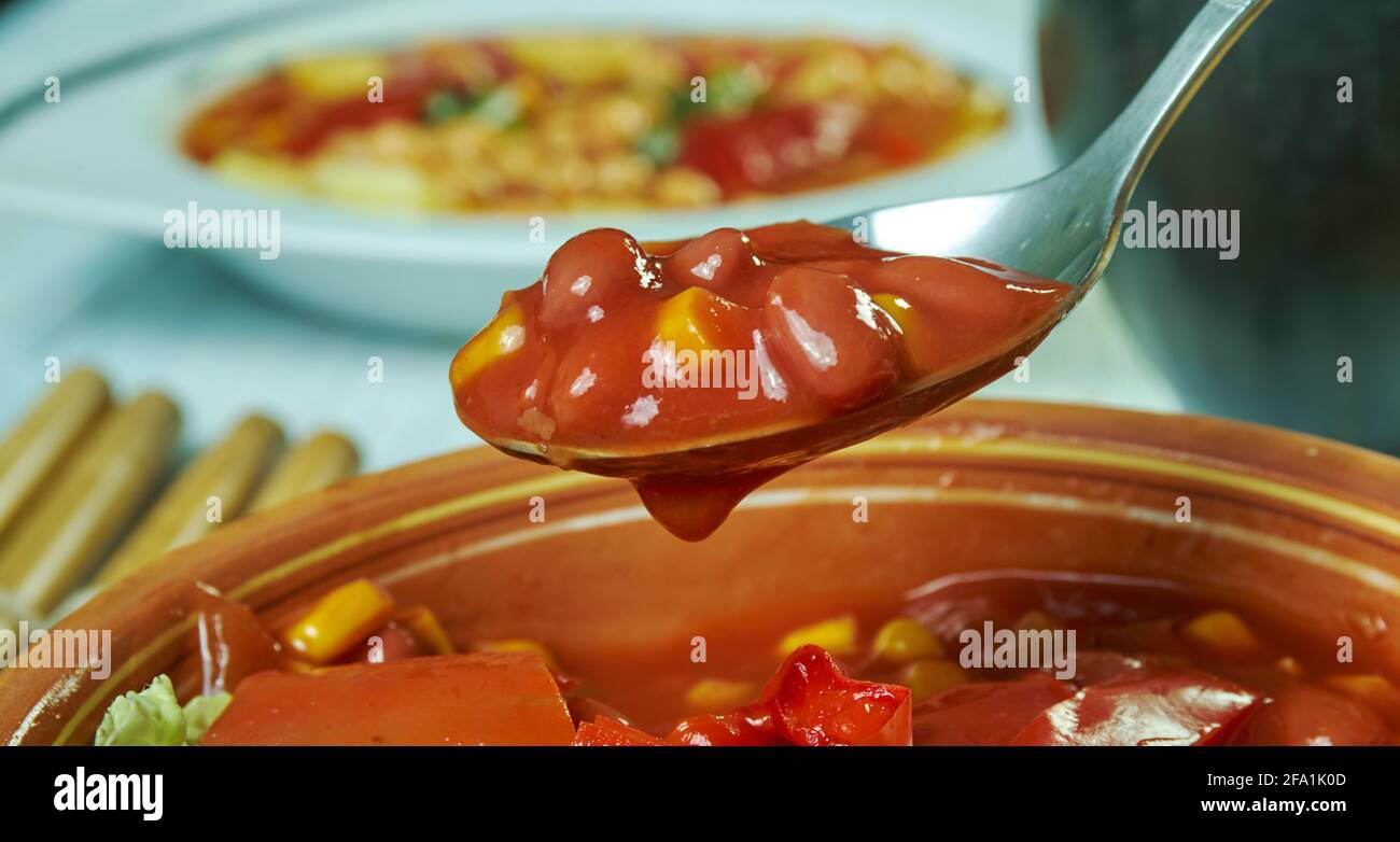 Jamaican Red Peas Soup, flavourful soup chock full of meat, starchy ...