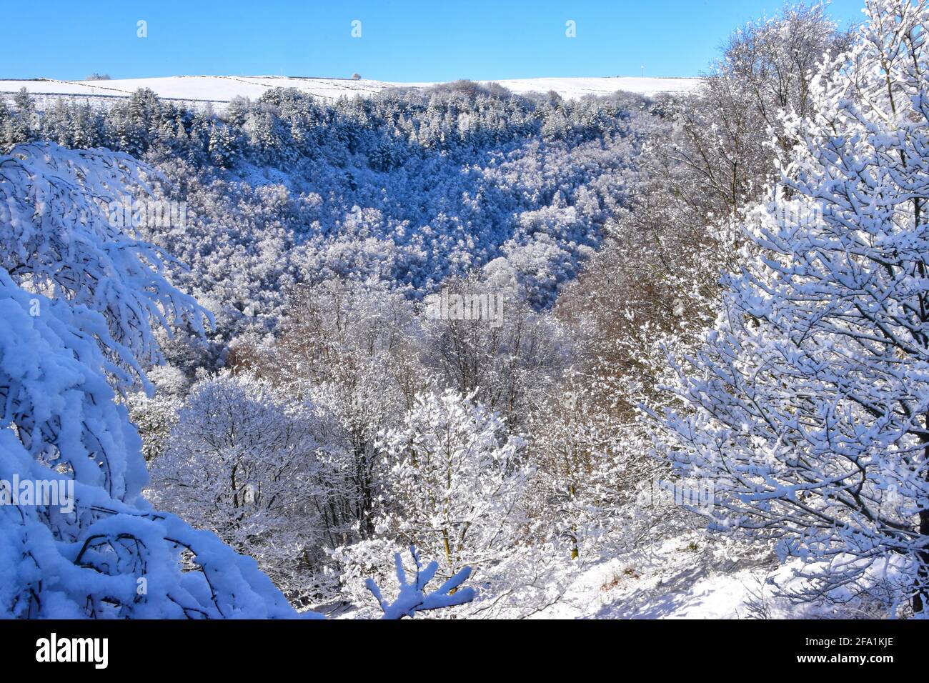 Snow, Pennines, West Yorkshire Stock Photo - Alamy