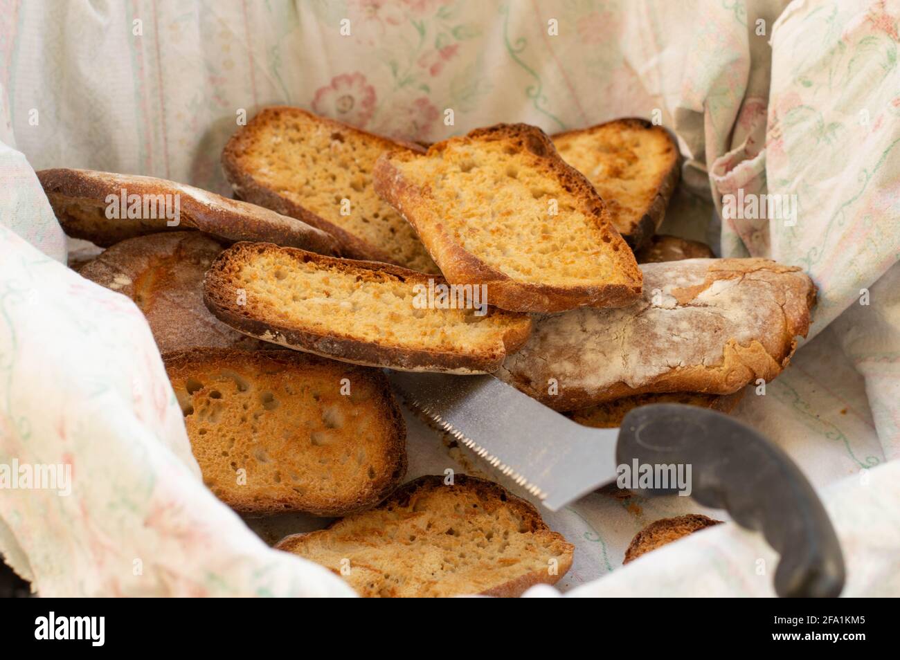 Traditional italian buns called "ciabatta Stock Photo - Alamy